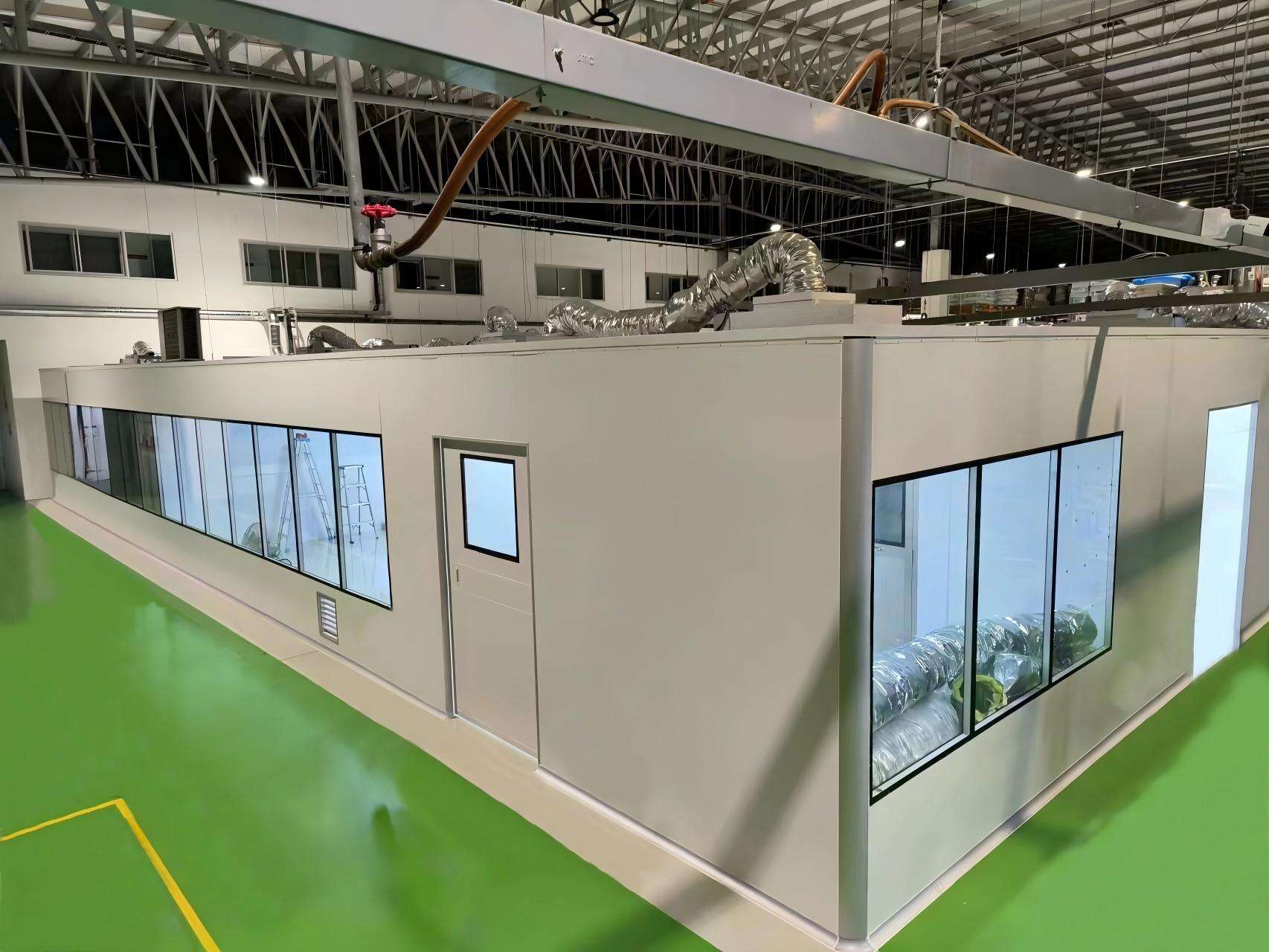 Modular Clean Room Lab Factory Dust Free Cleanroom ISO 5-8 Level ...